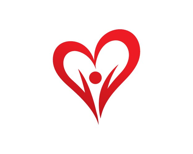 Love talk logo symbol or icon template Royalty Free Vector