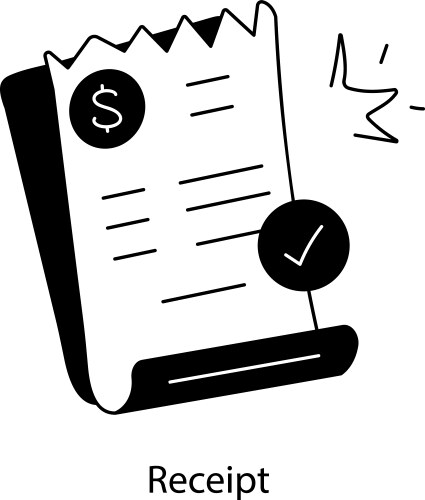 Receipt Royalty Free Vector Image - VectorStock