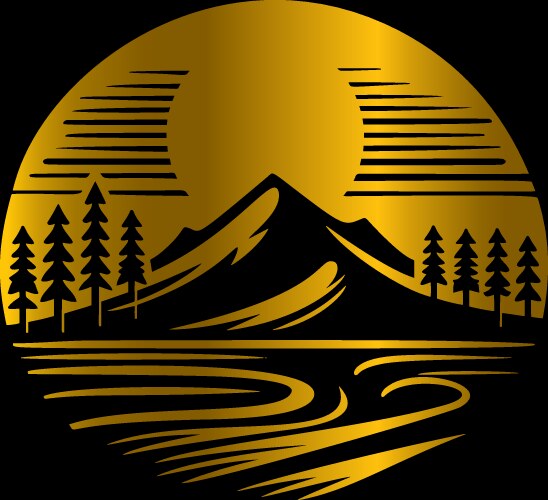 Gold Mountain Logo Vector Images (over 1,400)