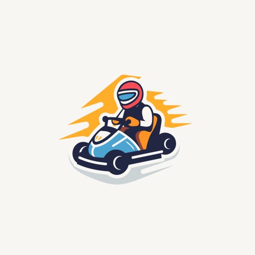 Go Kart Logo Racer Vector Images (over 140)