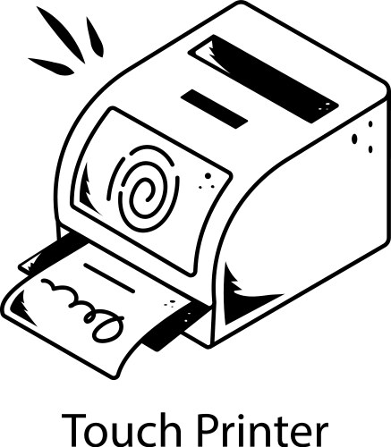 Printer issue Royalty Free Vector Image - VectorStock