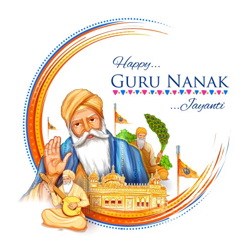 Guru Gobind Singh Jayanti Celebration – Royalty-Free Vector | VectorStock