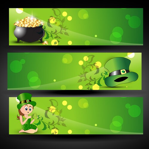 St. Patrick's Day Shamrock Celebration – Royalty-Free Vector | VectorStock