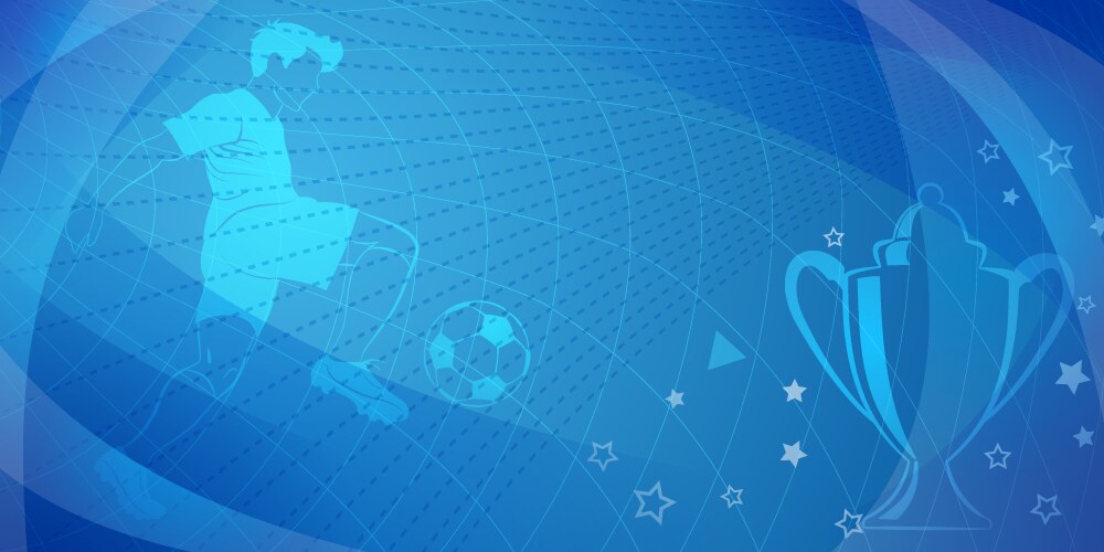 Football themed background Royalty Free Vector Image