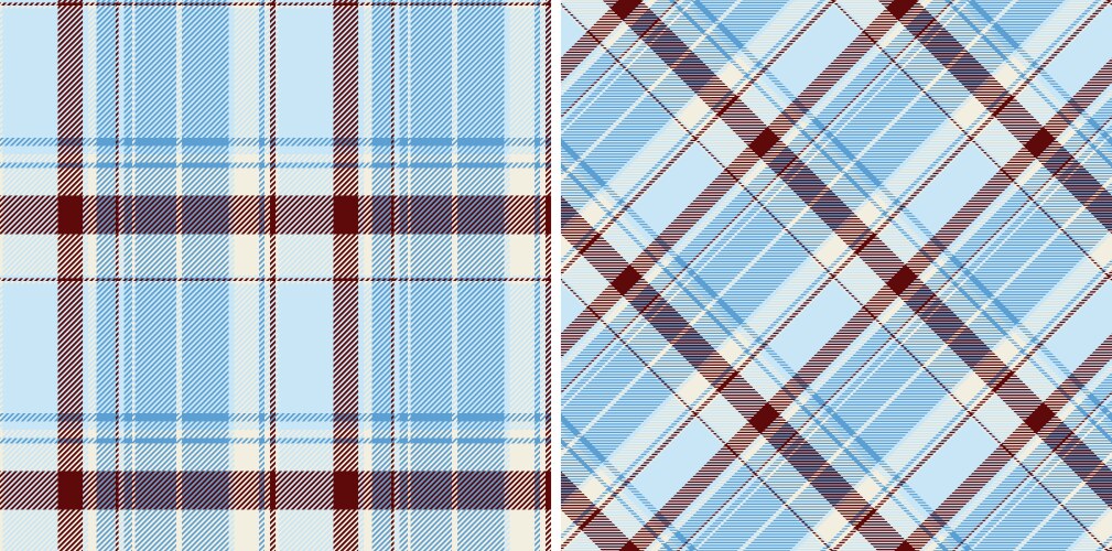 Card seamless texture textile ornate plaid check Vector Image