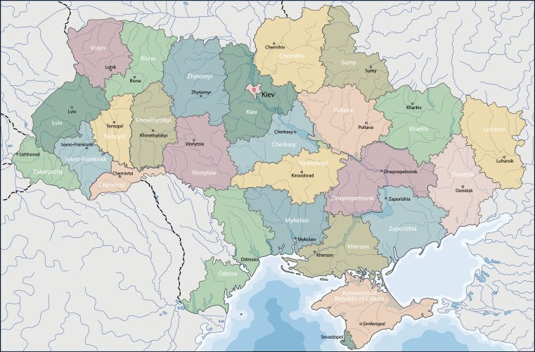 Ukraine Map Vector Images (over 7,400)