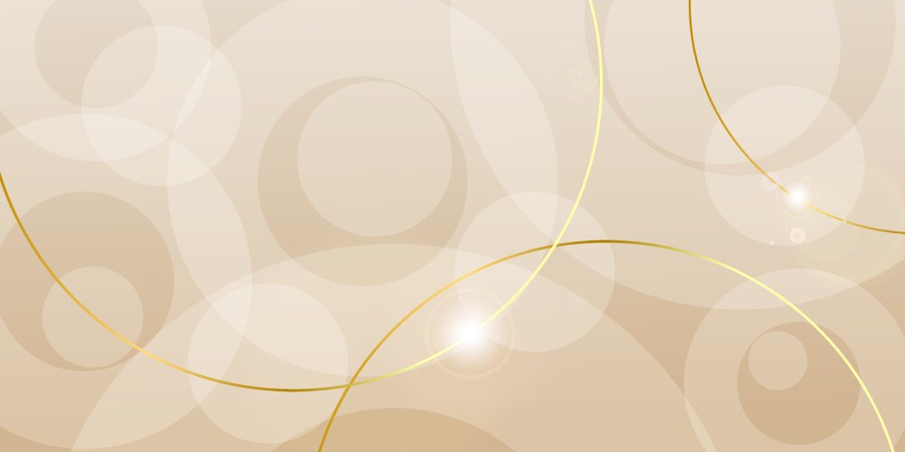 Nude tan gradient background with golden lines Vector Image