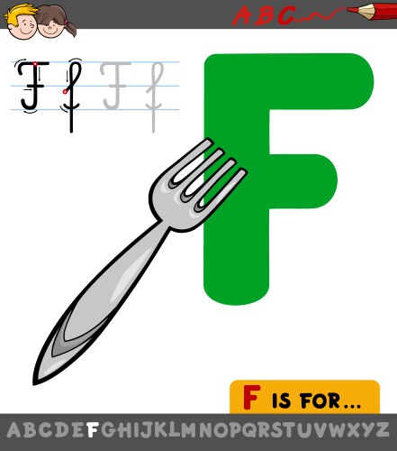 Letter F Cartoon Vector Images (over 1,400)