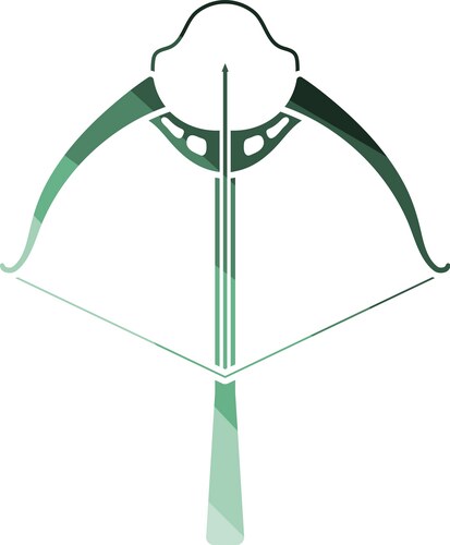 Icon of crossbow Royalty Free Vector Image - VectorStock