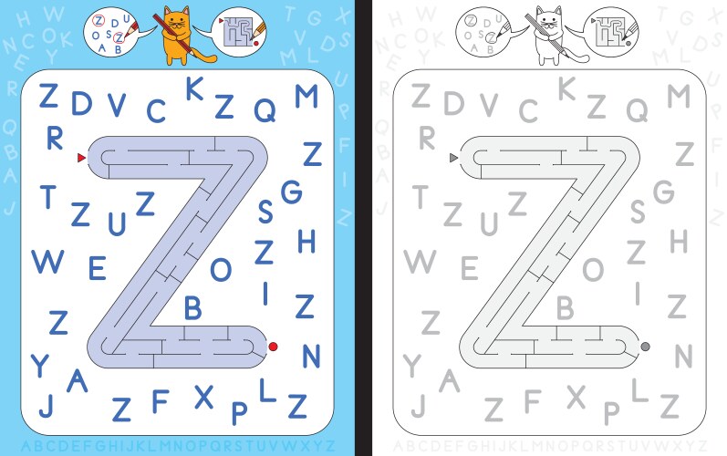 Maze Royalty Free Vector Image - VectorStock