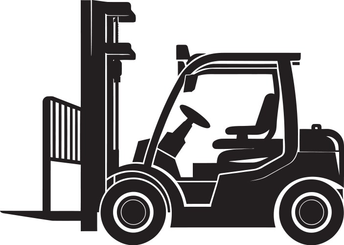 Liftmaster dynamic forklift logo palletpro Vector Image