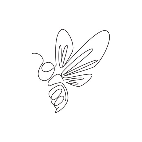 Bee Line Drawing Vector Images (over 6,500)