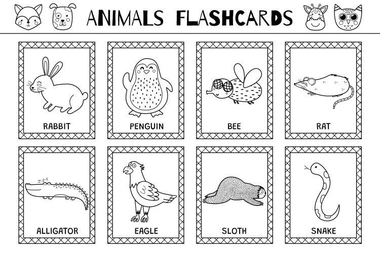 Alligator Flashcard Vector Images (over 110)