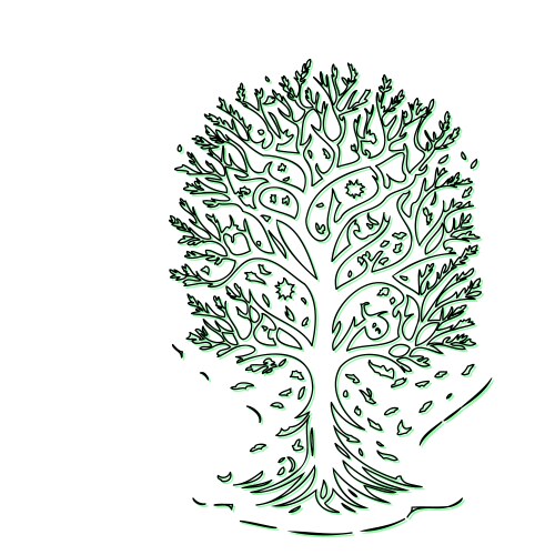 Haunted tree outline sketch Royalty Free Vector Image