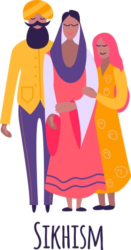 Group of people before city Royalty Free Vector Image