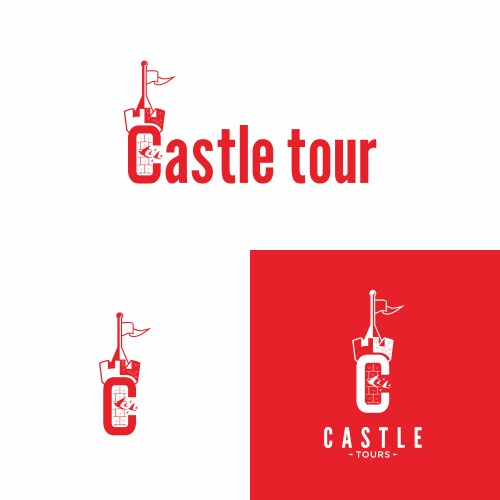Castle logo Royalty Free Vector Image - VectorStock