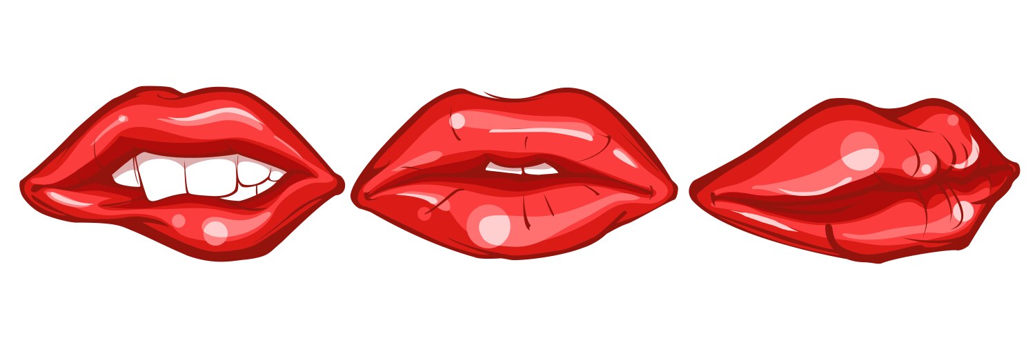 Lip Bite Vector Images (over 2,900)