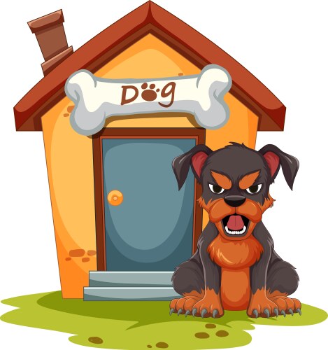 Image with dog theme 1 Royalty Free Vector Image