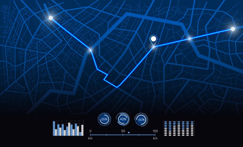 Digital Roadmap Vector Images (over 810)