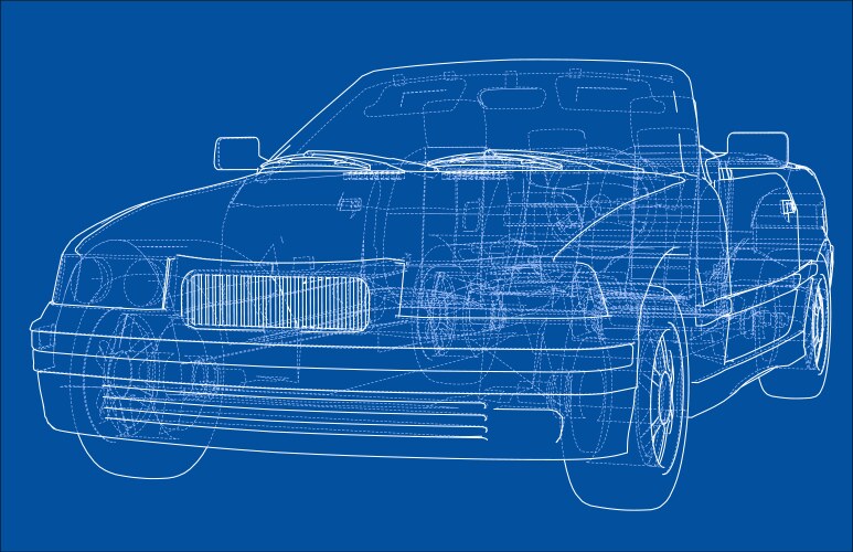 Car Drawing Template Sedan Vector Images (over 240)