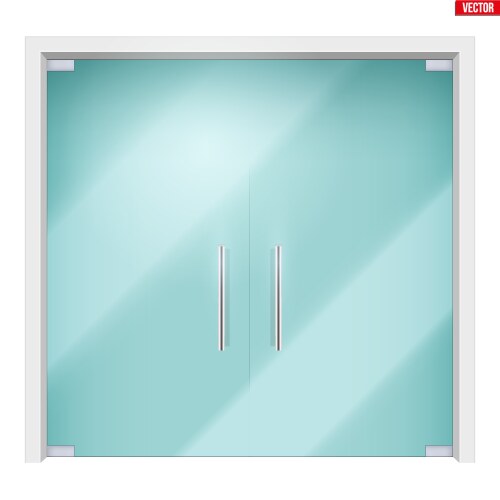 Aluminium door Royalty Free Vector Image - VectorStock