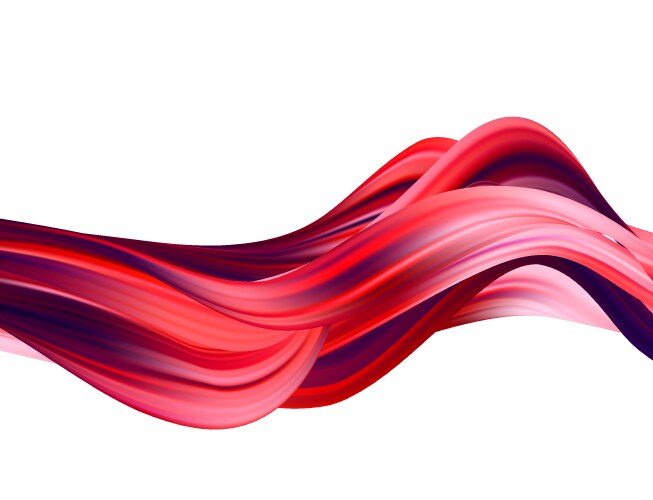 Abstract red waves background Royalty Free Vector Image