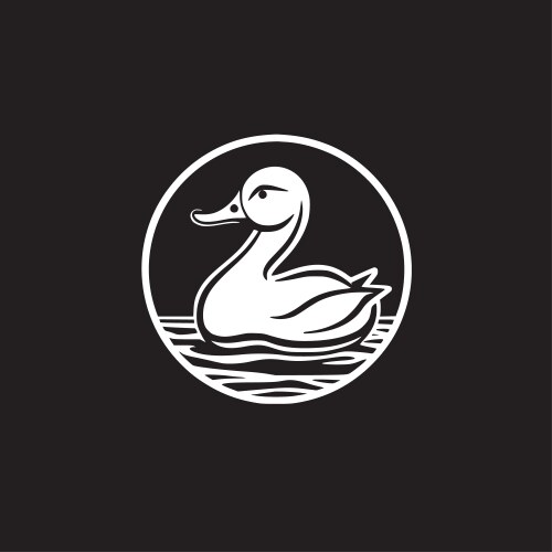 Duck Black and White Drawing Vector Images (over 6,300)