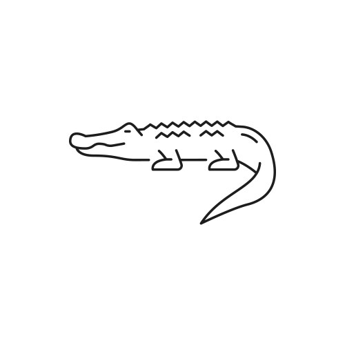 Alligator Black and White Vector Images (over 5,100)