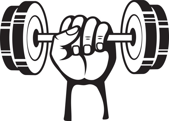 Gym emblem active Royalty Free Vector Image - VectorStock