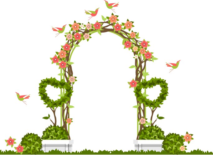 Wedding arch Royalty Free Vector Image - VectorStock