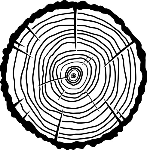 Log Black and White Vector Images (over 3,700)