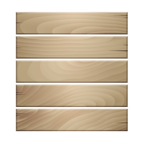 Realistic wooden signboard Royalty Free Vector Image