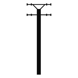 Power pole logo Royalty Free Vector Image - VectorStock