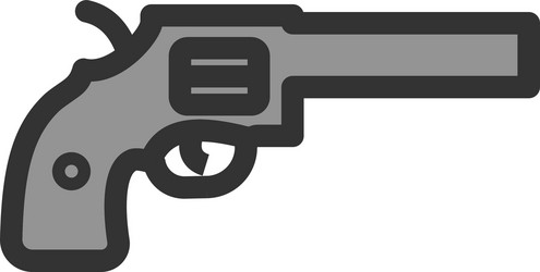 Revolver Royalty Free Vector Image - VectorStock