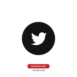 Twitter Logo Black Circle
