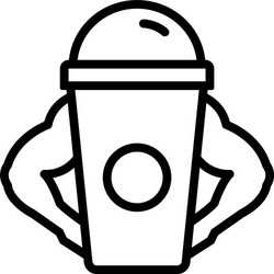 Protein shake Royalty Free Vector Image - VectorStock