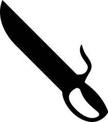 Aruval knife Royalty Free Vector Image - VectorStock