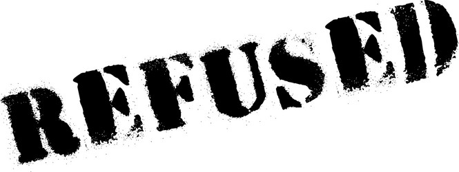 Refused rubber stamp Royalty Free Vector Image