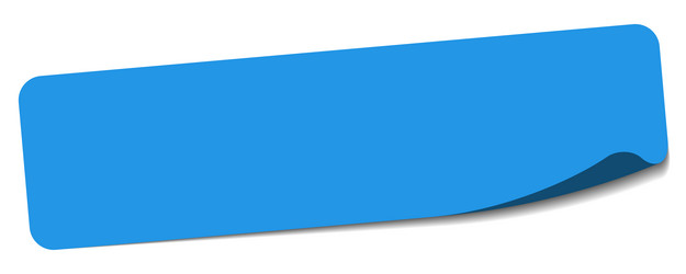 Blank sticker label Royalty Free Vector Image - VectorStock