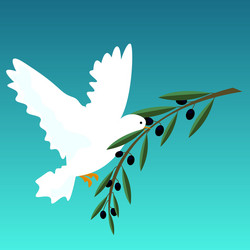 Dove the symbol of holy spirit Royalty Free Vector Image