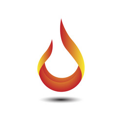 Fire tech logo Royalty Free Vector Image - VectorStock