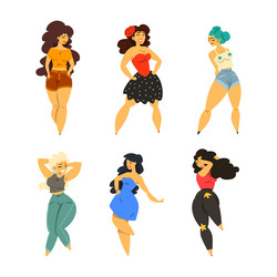 Beautiful cartoon happy and smiling plus Vector Image