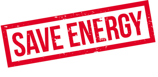 Save energy rubber stamp Royalty Free Vector Image