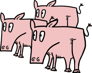 Three Pig Vector Images (over 430)