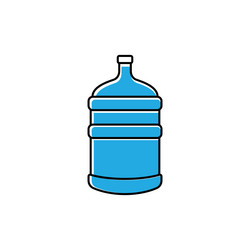 Water gallon icon design template isolated Vector Image