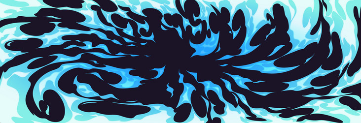 Cartoon dynamic blue fire comic background Vector Image