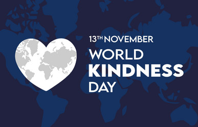 Happy world kindness day november 13 Royalty Free Vector
