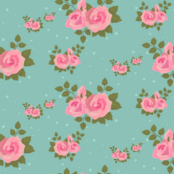 Seamless red roses pattern Royalty Free Vector Image