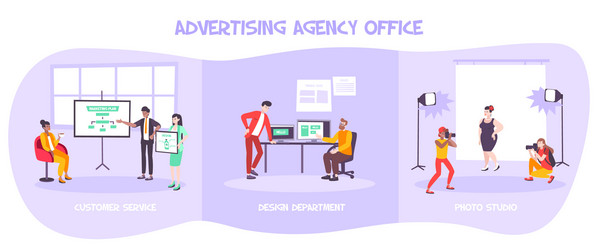 Travel agency isolated cartoon Royalty Free Vector Image