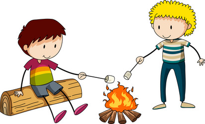 Campfire Royalty Free Vector Image - VectorStock